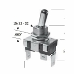 Electric Motor Shop | SELECTA® SS114-BG Heavy Duty Toggle Switch, 125 V ...